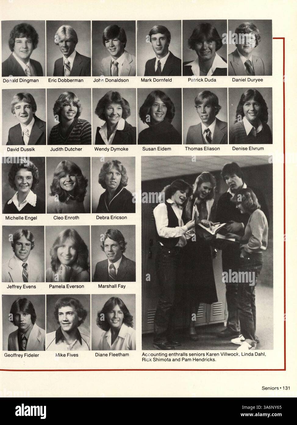 Notable school events from the 1979 1980 academic year hi-res stock ...