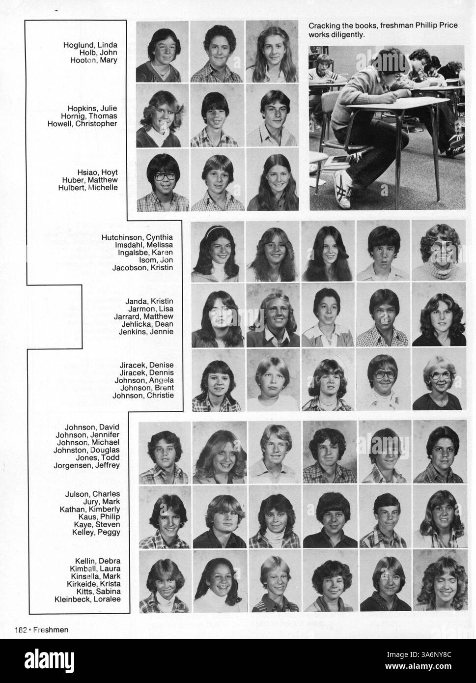 The 1980 Jefferson High Yearbook features student portraits, teacher ...