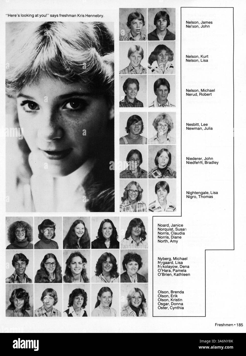 The 1980 Jefferson High Yearbook features student and faculty portraits ...