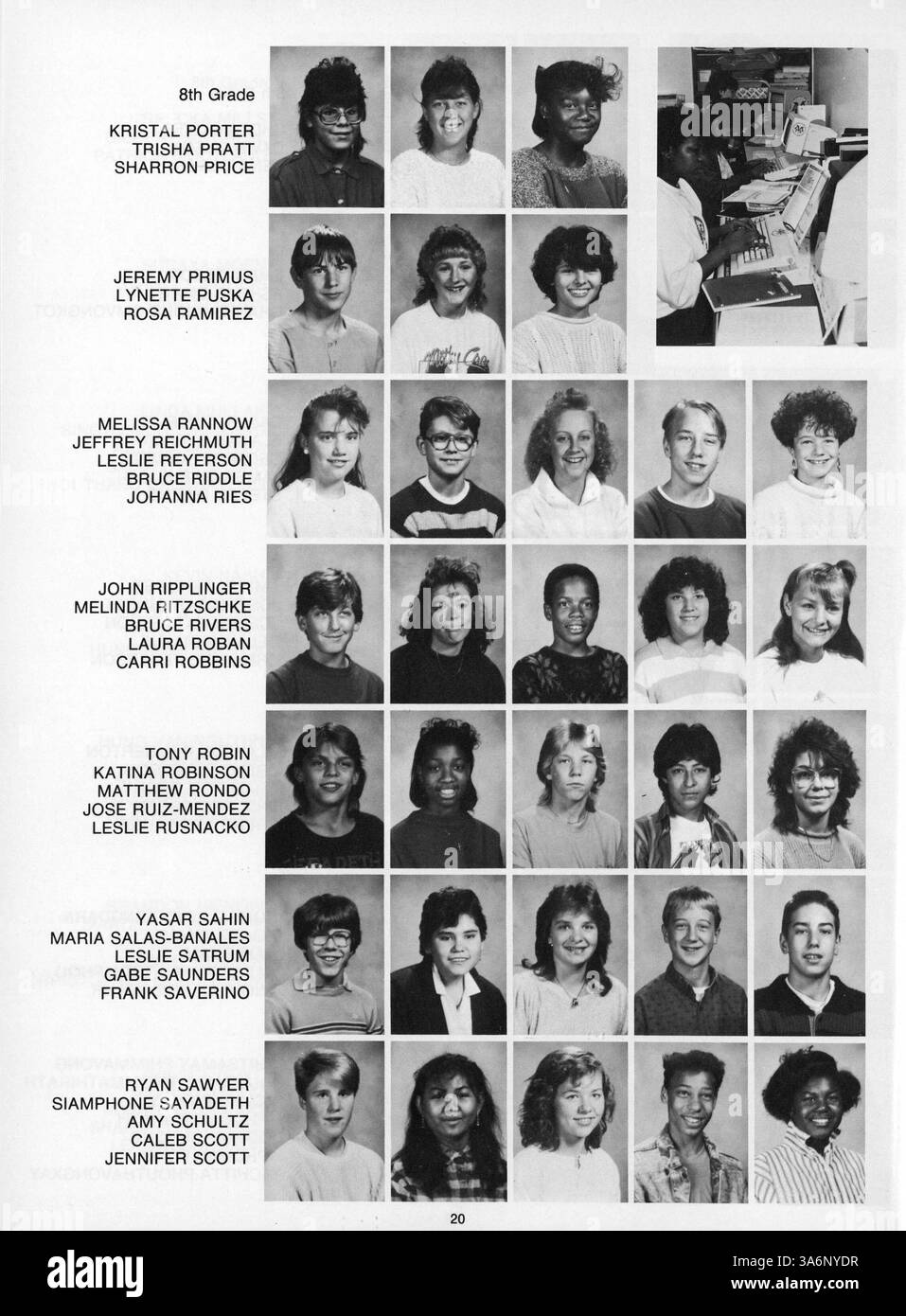 This 1988 yearbook captures moments of the 1987-1988 school year ...