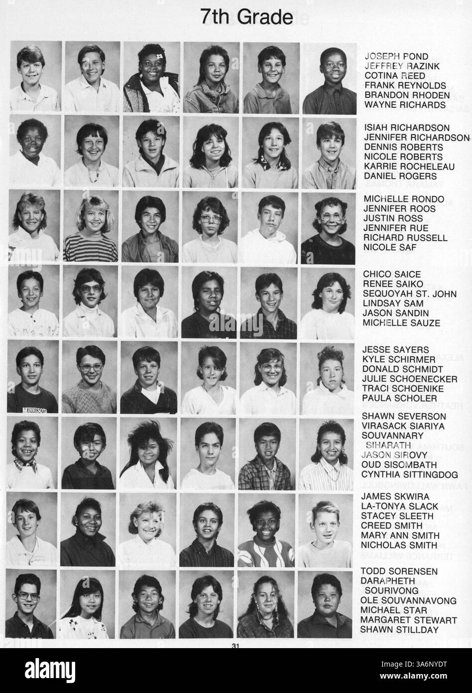 The 1988 Sanford Jr. High Yearbook captures highlights of the 1987-1988 ...