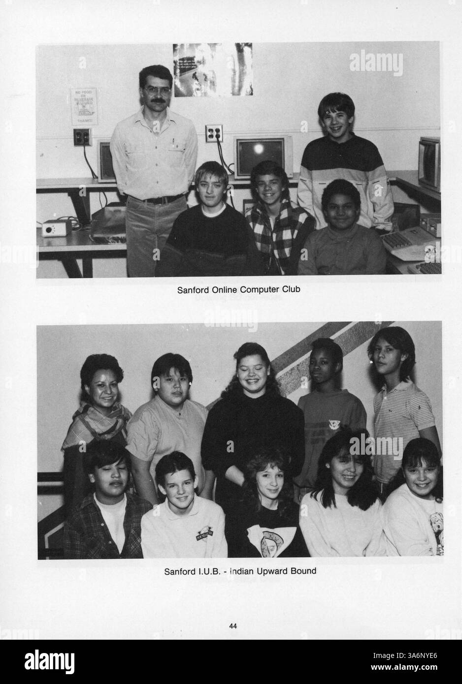 The 1988 Sanford Jr. High Yearbook offers a glimpse into the lives of ...