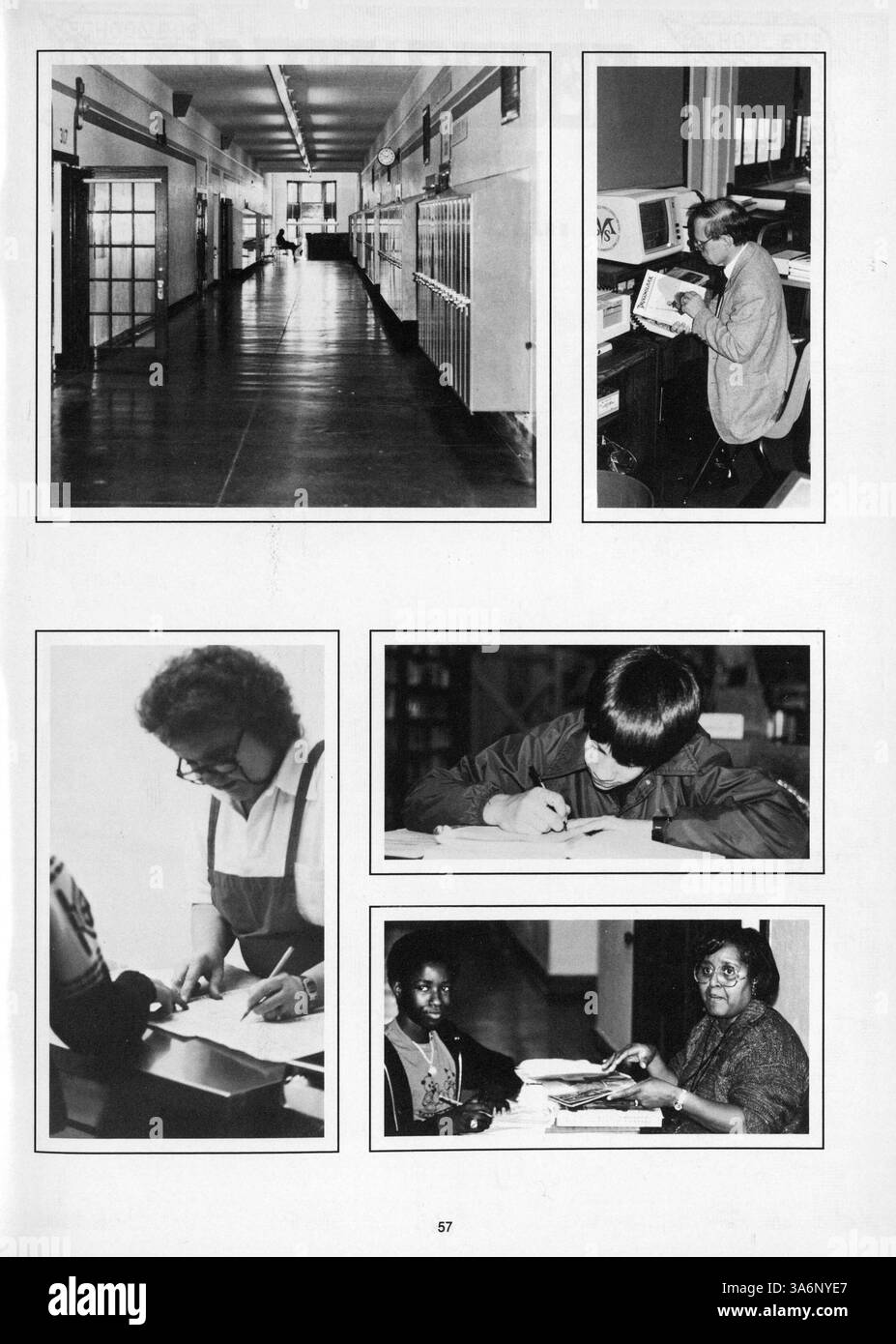 The 1988 Sanford Jr. High Yearbook captures important moments of the ...