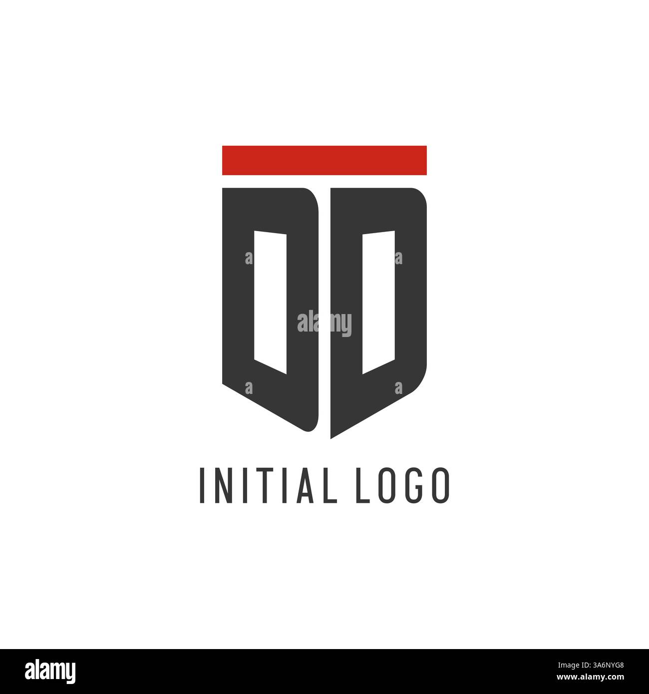 DD initial esport logo with simple shield design style vector graphic Stock Vector Image & Art ...