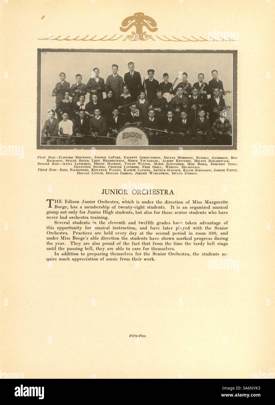 The 1928 Edison Yearbook is a reflection of Edison High School’s ...