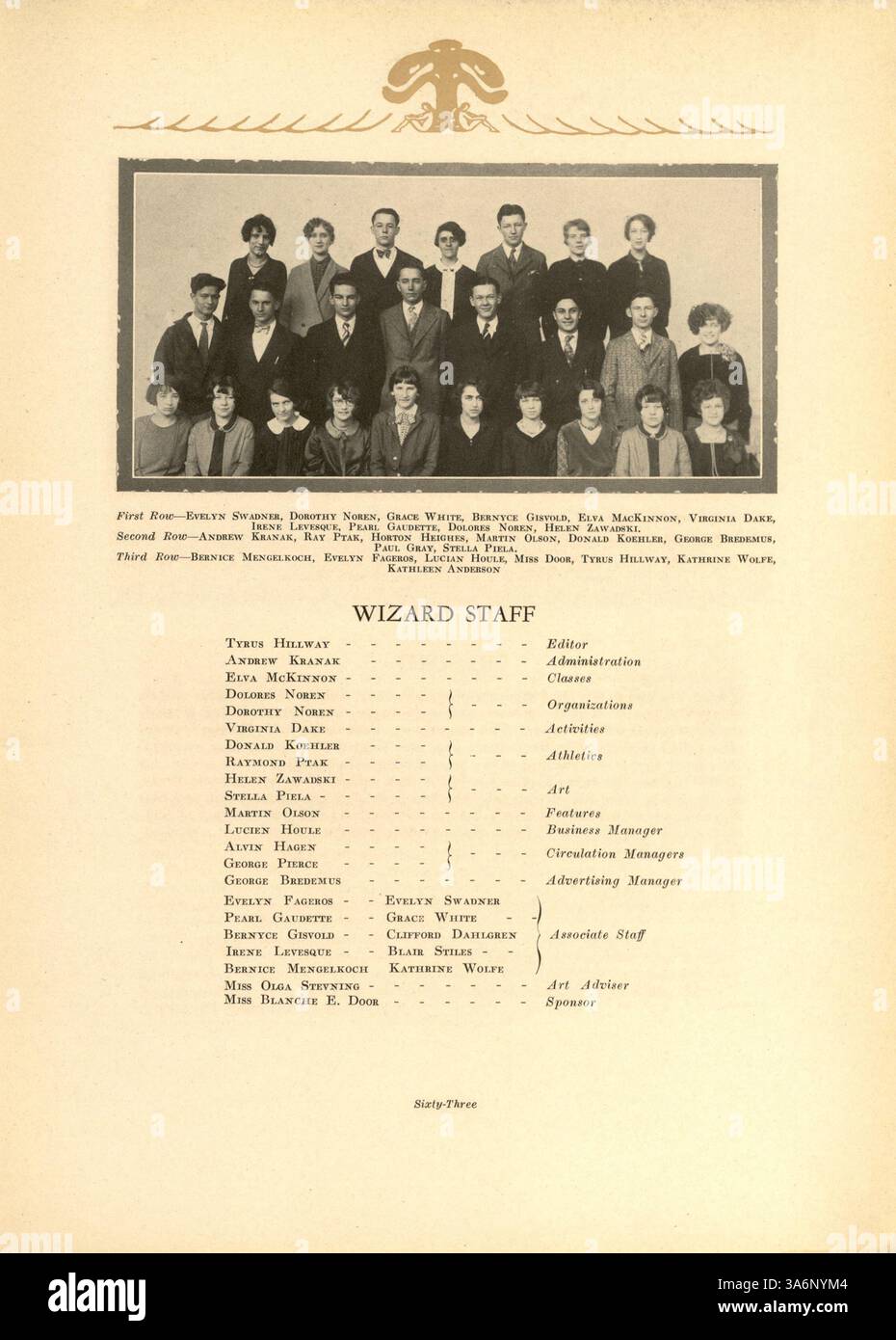 The 1928 Edison Yearbook captures the highlights of the academic year ...