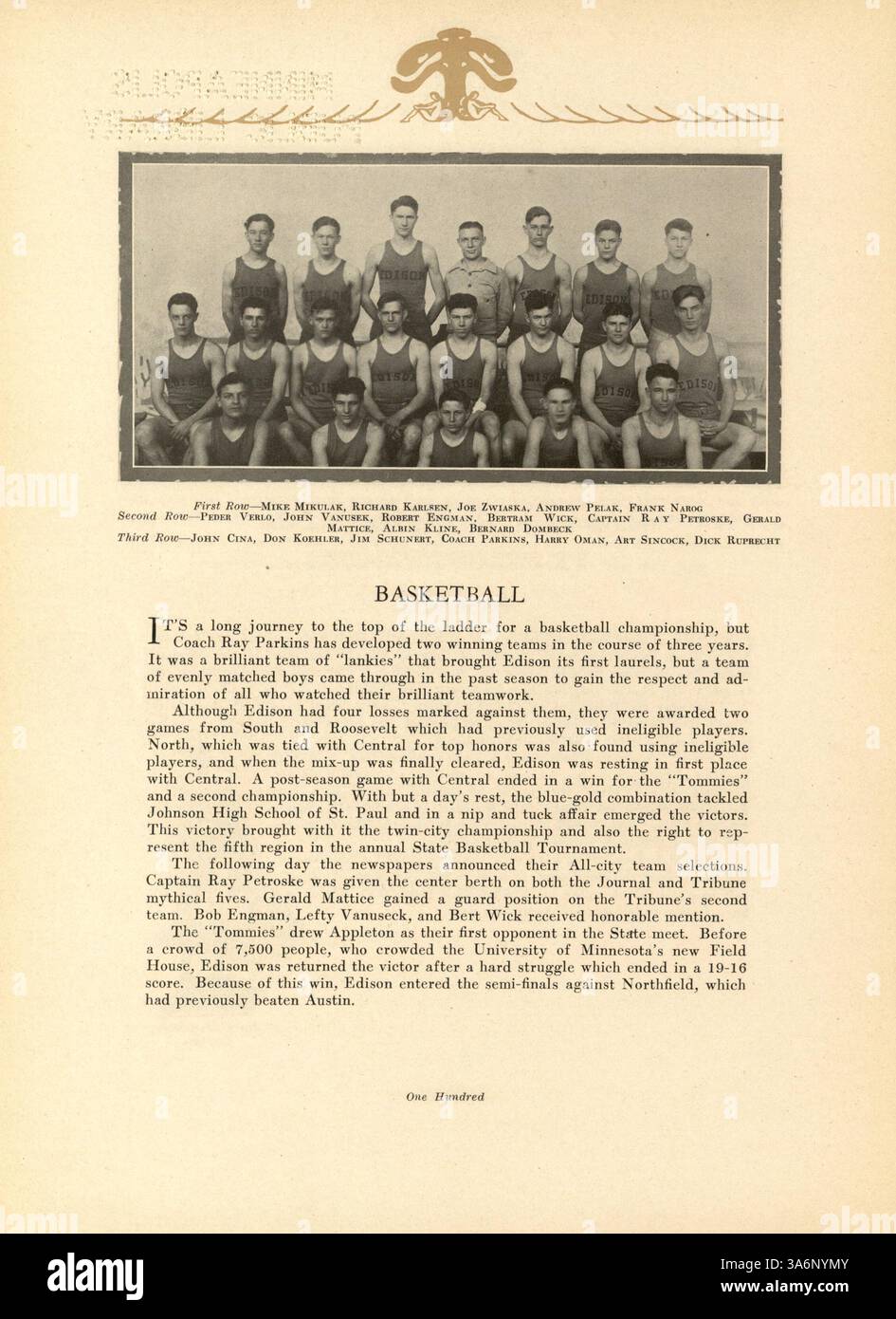 This 1928 edition of the Edison Yearbook captures a variety of moments ...