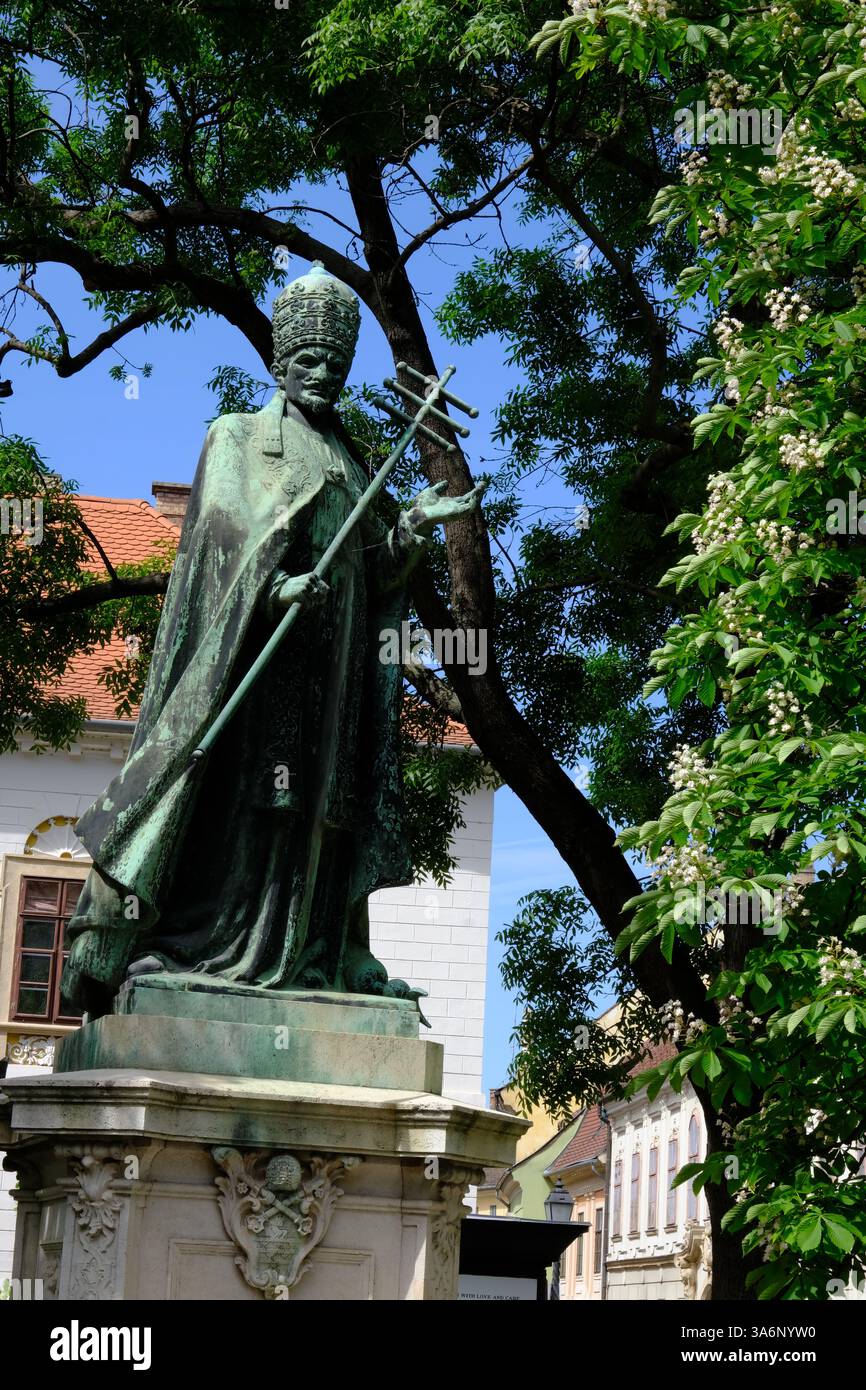 Statue of Pope Innocent XI Stock Photo - Alamy
