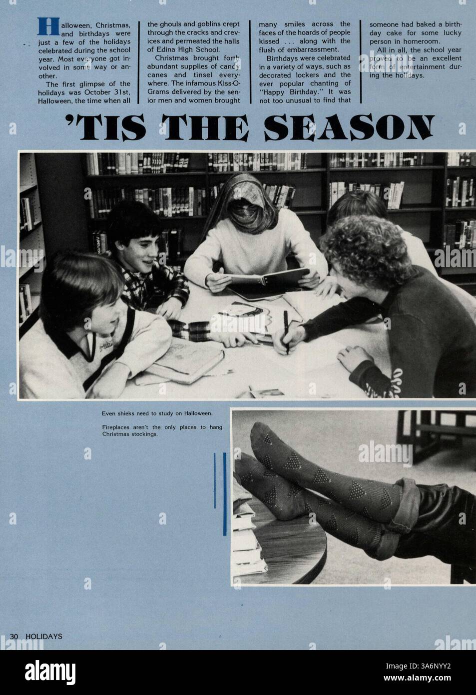 The 1983 Windigo Yearbook from Edina High School highlights the ...