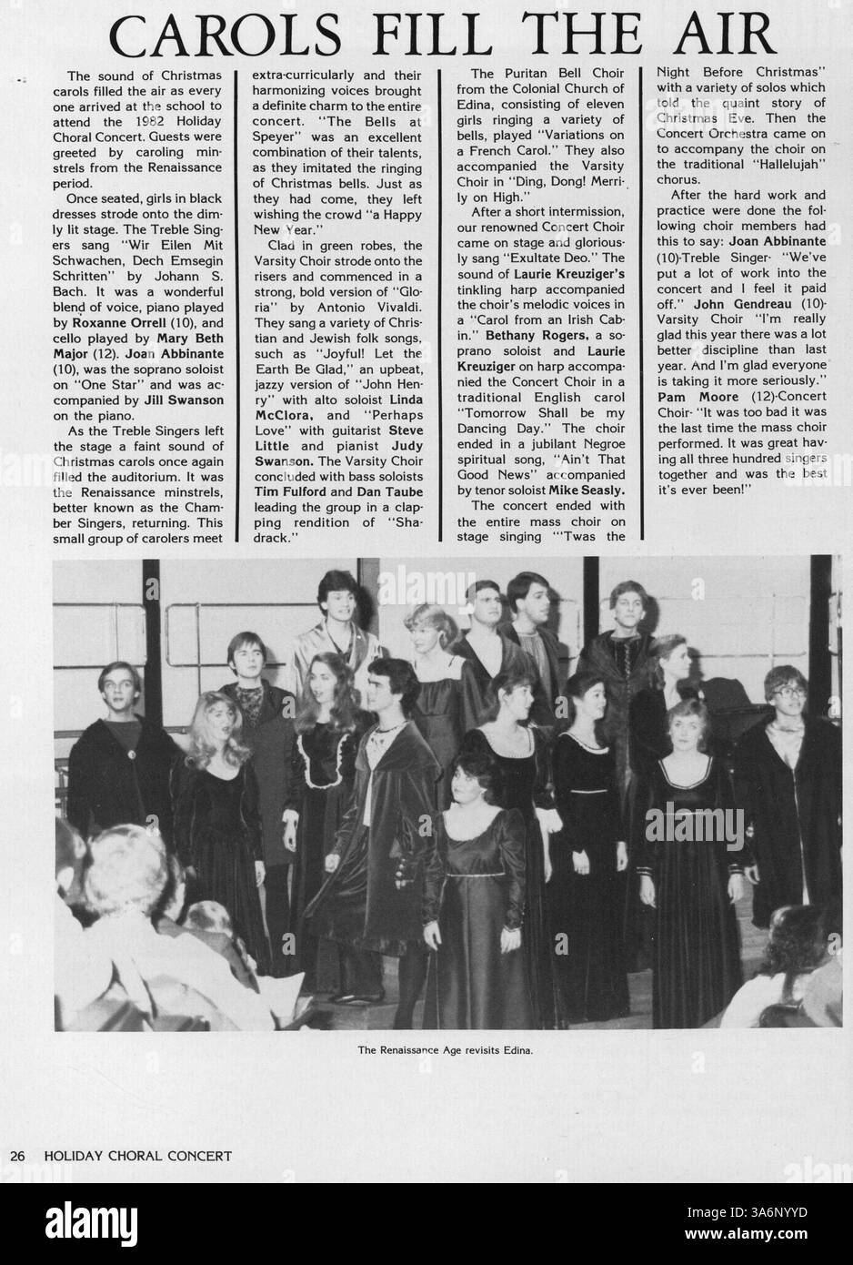 The 1983 Windigo Yearbook from Edina High School reflects the major ...