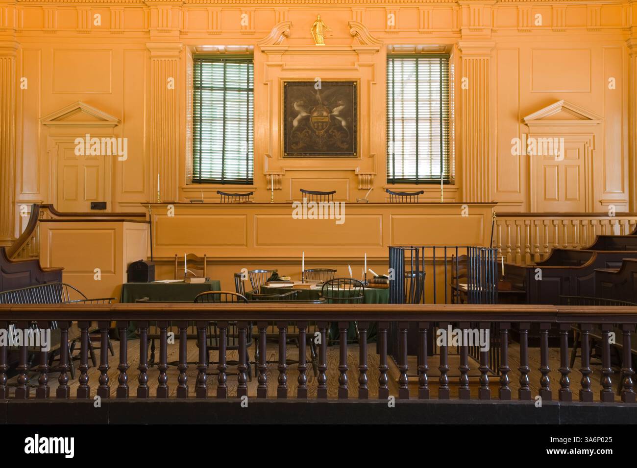 Assembly Room in Independence Hall, Philadelphia, Pennsylvania, USA ...