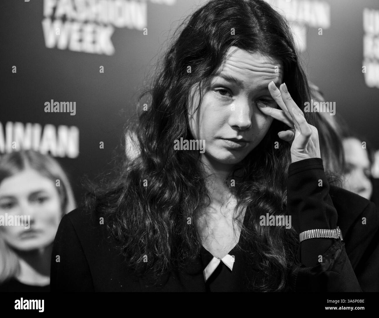 Kyiv, Ukraine - 14th February, 2025: Backstage at Ukrainian Fashion ...