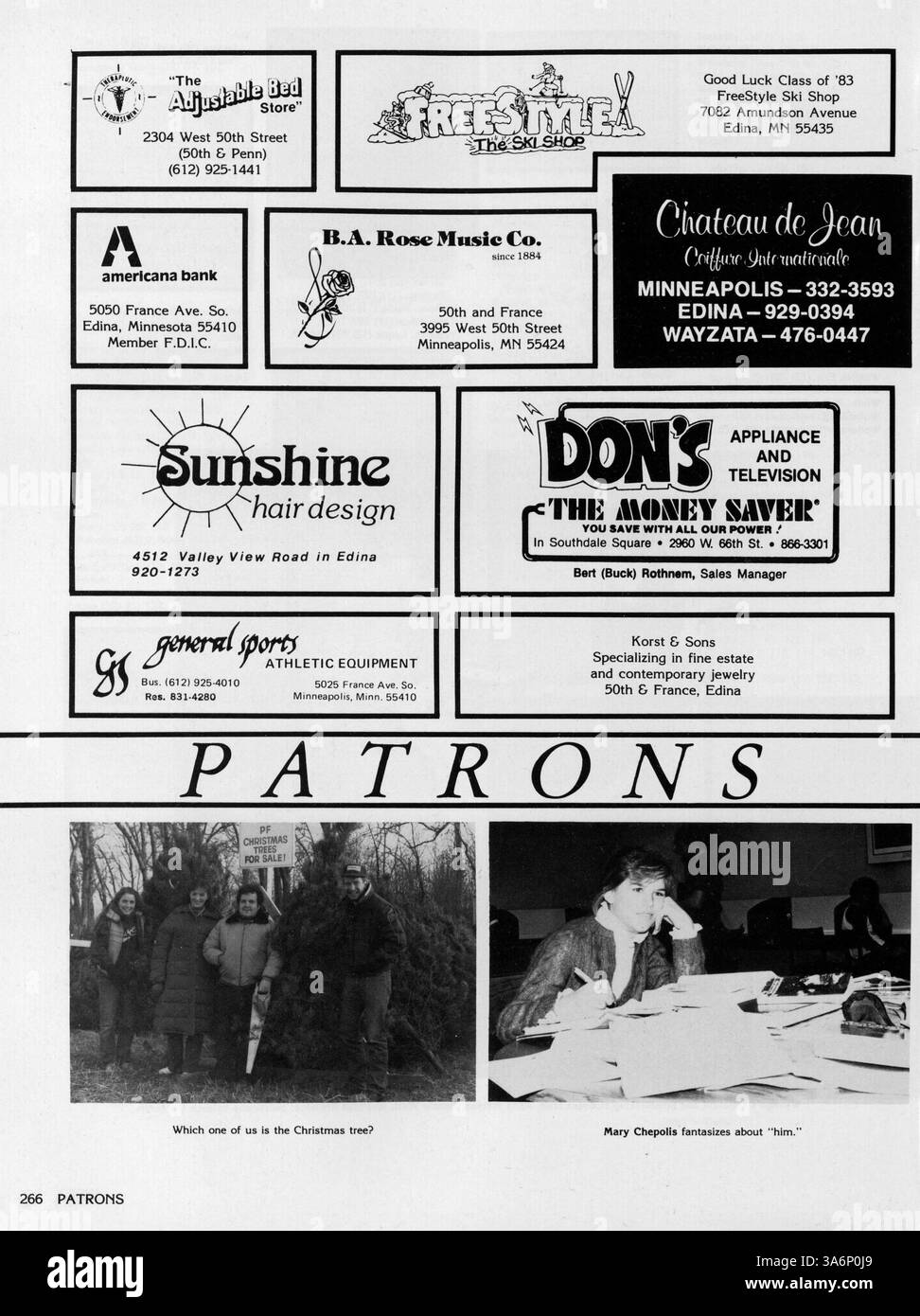 This Windigo 1983 yearbook showcases Edina High School’s student body ...