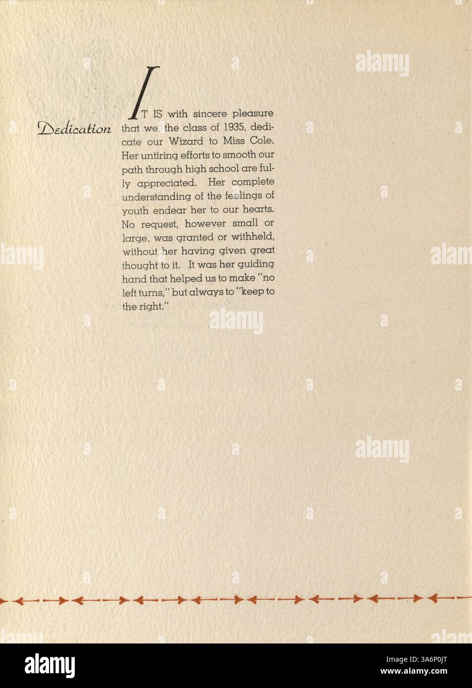 The 1935 'Wizard' yearbook documents the various school activities ...