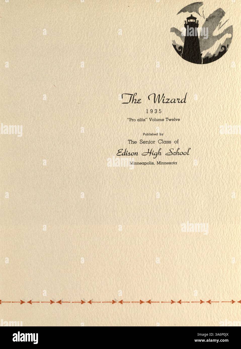 The 'Wizard' yearbook of 1935 from Edison High School captures key ...