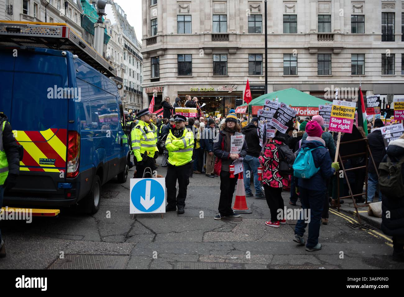 Stand Up To Racism March Stock Photo - Alamy