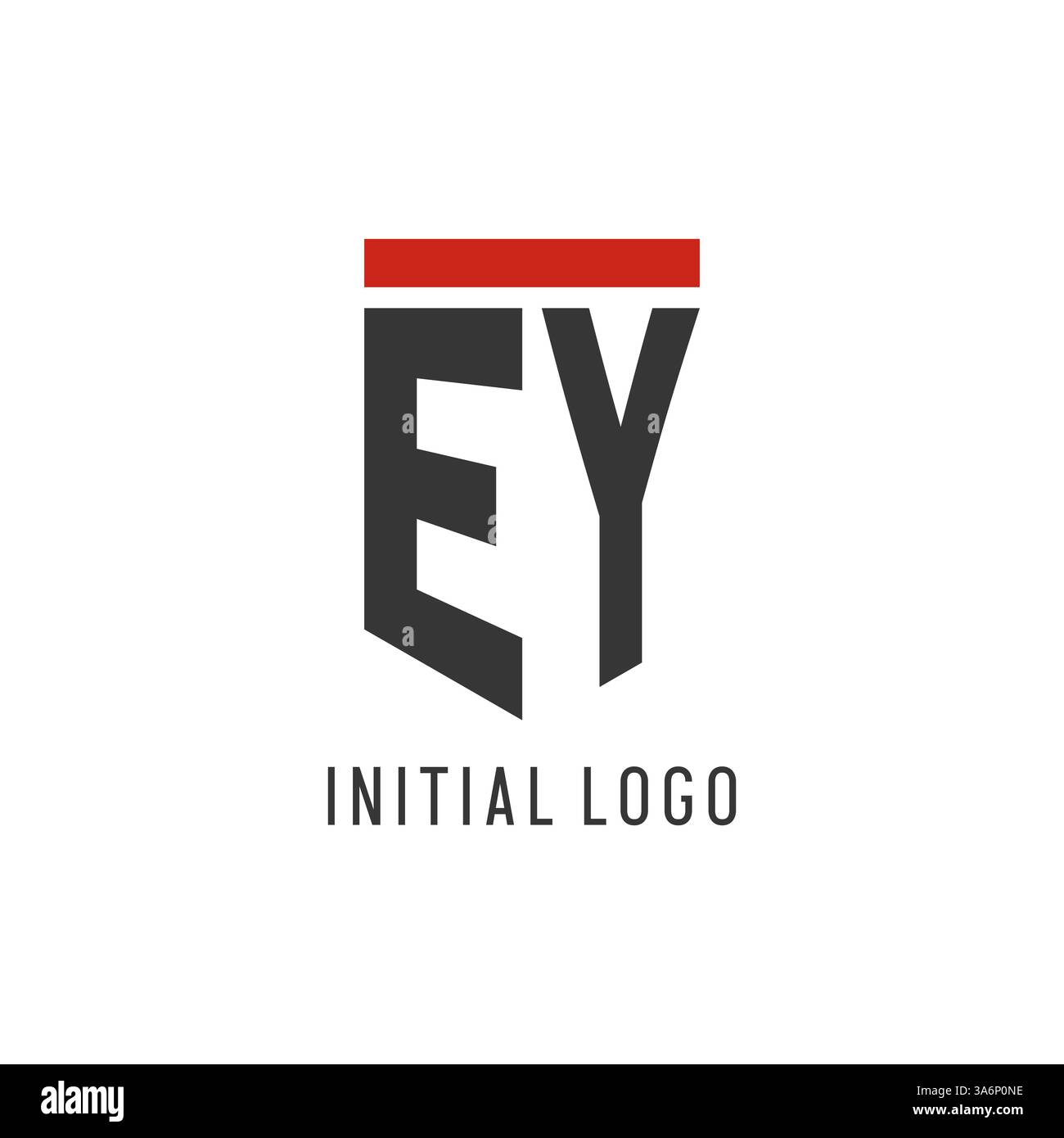EY initial esport logo with simple shield design style vector graphic Stock Vector Image & Art ...