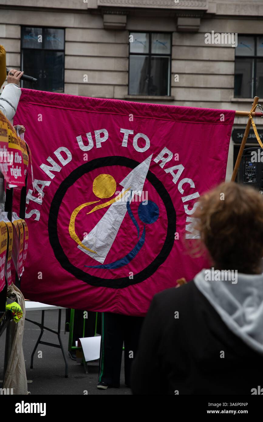 Stand Up To Racism March Stock Photo - Alamy