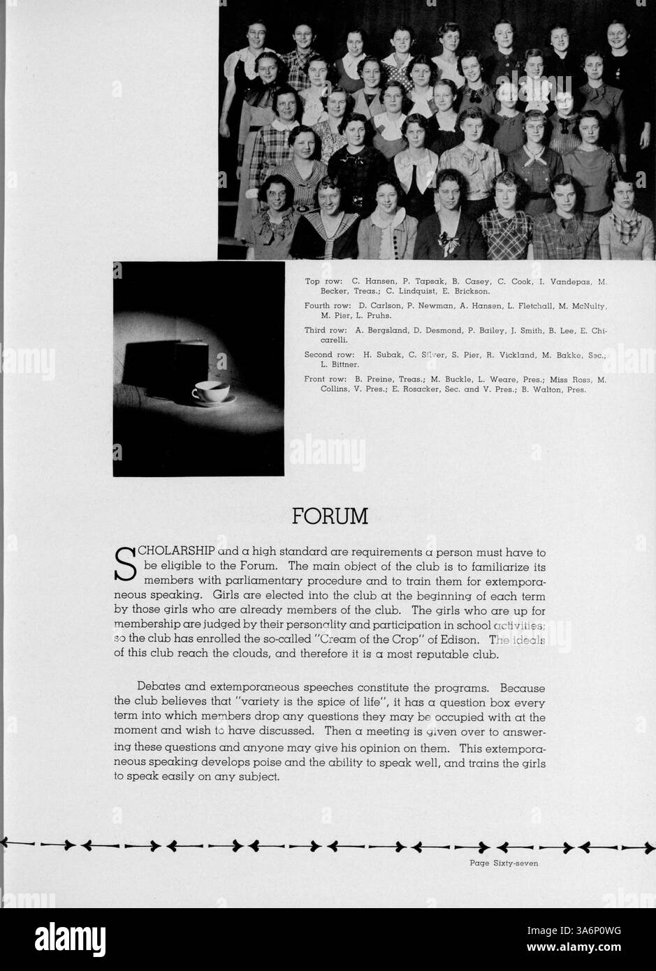 The 1935 'Wizard' yearbook from Edison High School chronicles key ...