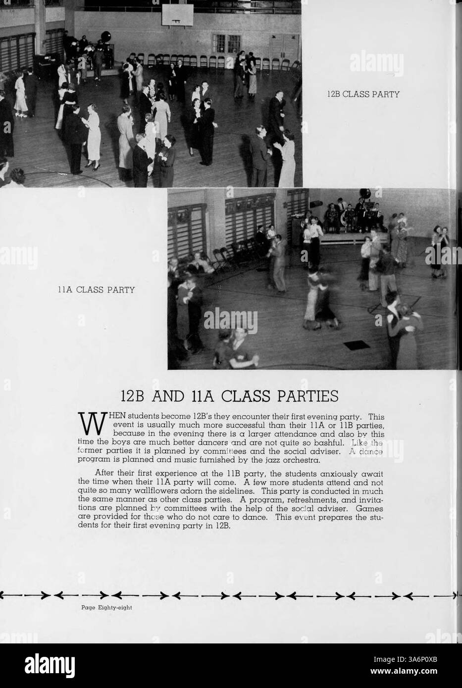 Yearbook documents the 1934 1935 school year at edison high school hi-res stock photography and ...