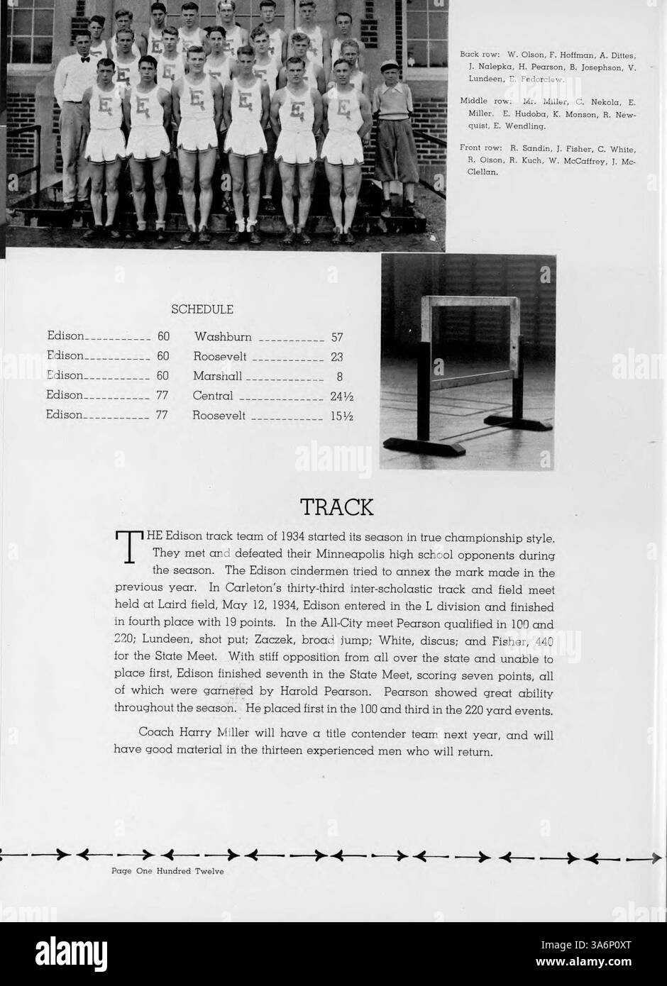 This 1935 edition of the 'Wizard' yearbook from Edison High School ...