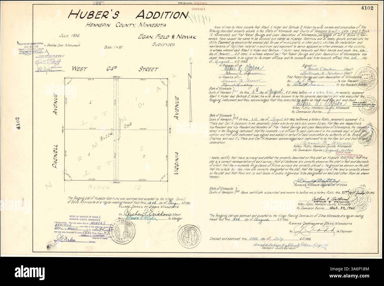 Huber’s Addition is a historic area in Hennepin County, Minnesota ...