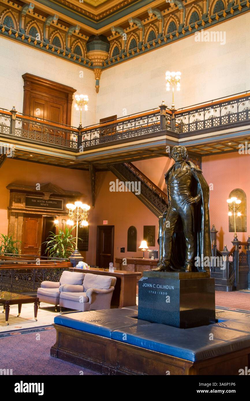 Main Lobby of the State Capitol Building, Columbia, South Carolina, USA ...