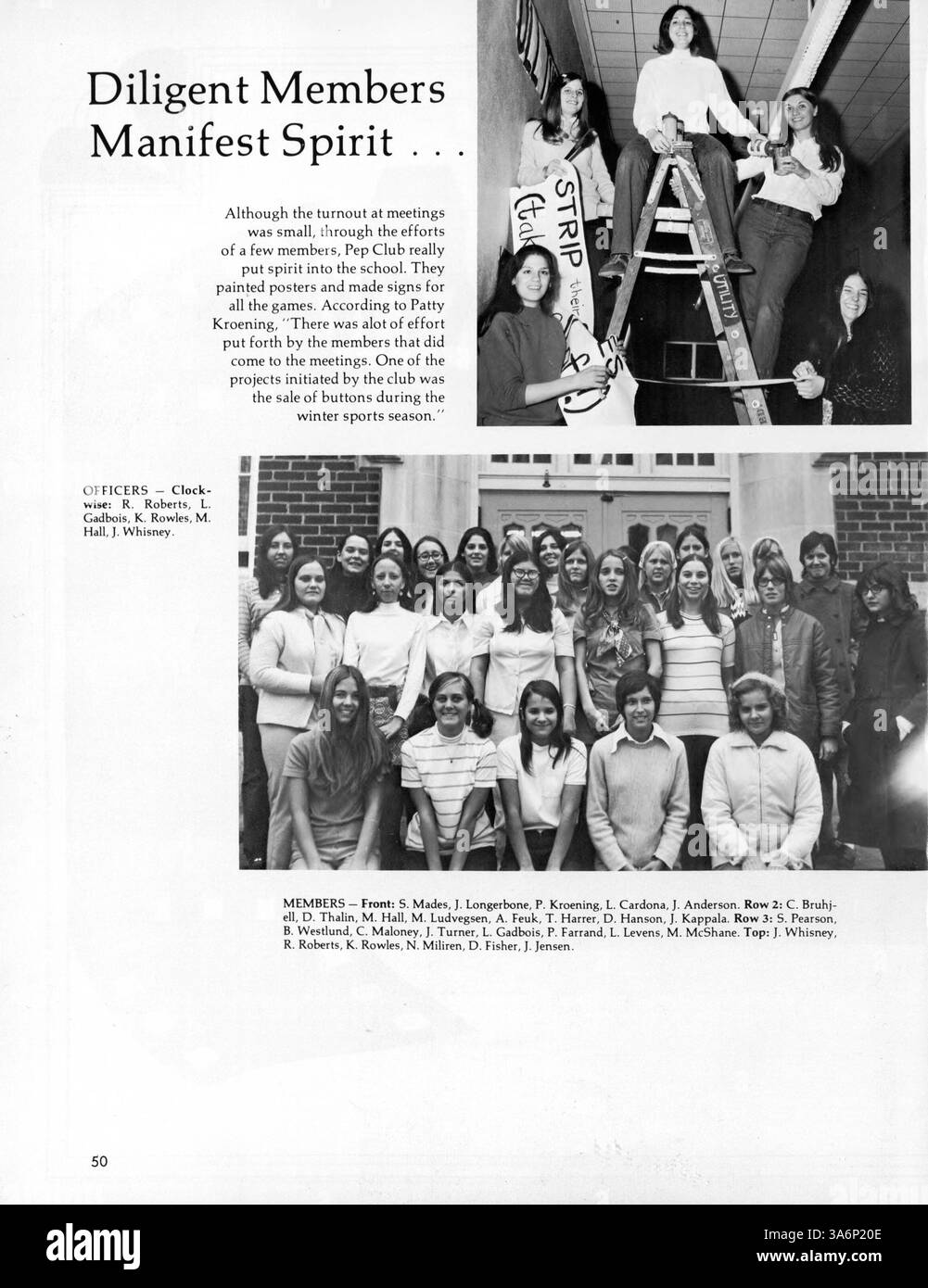 The 'Year 1972 Orator' yearbook from Patrick Henry High School captures ...