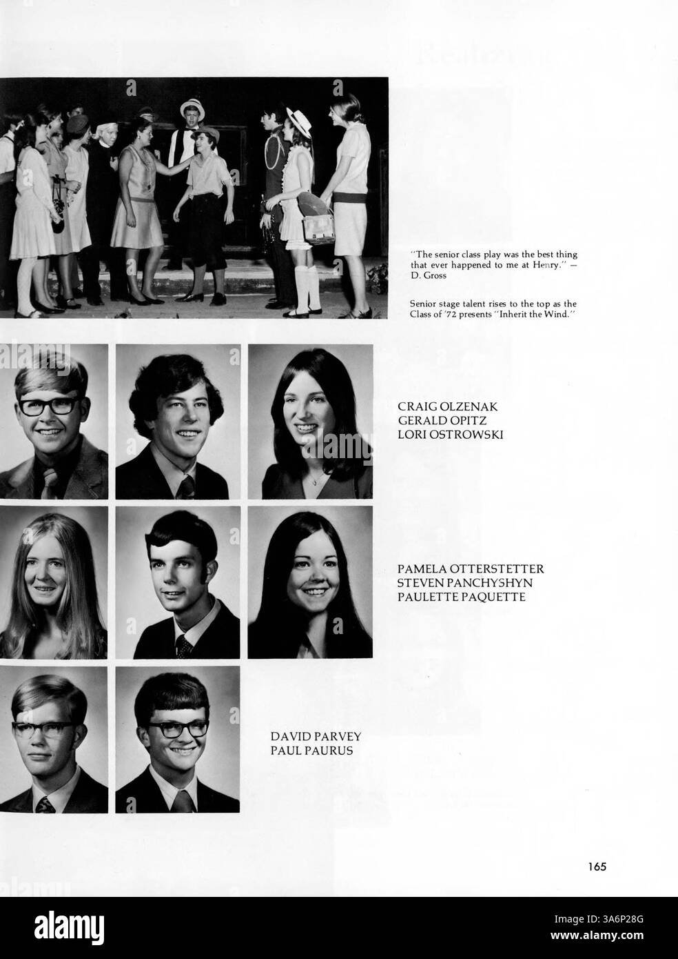 The 1972 patrick henry high school yearbook highlights student a hi-res ...