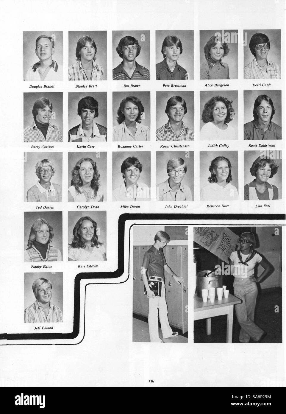 The 1979 antler yearbook at minnehaha academy features school highlights hi-res stock ...