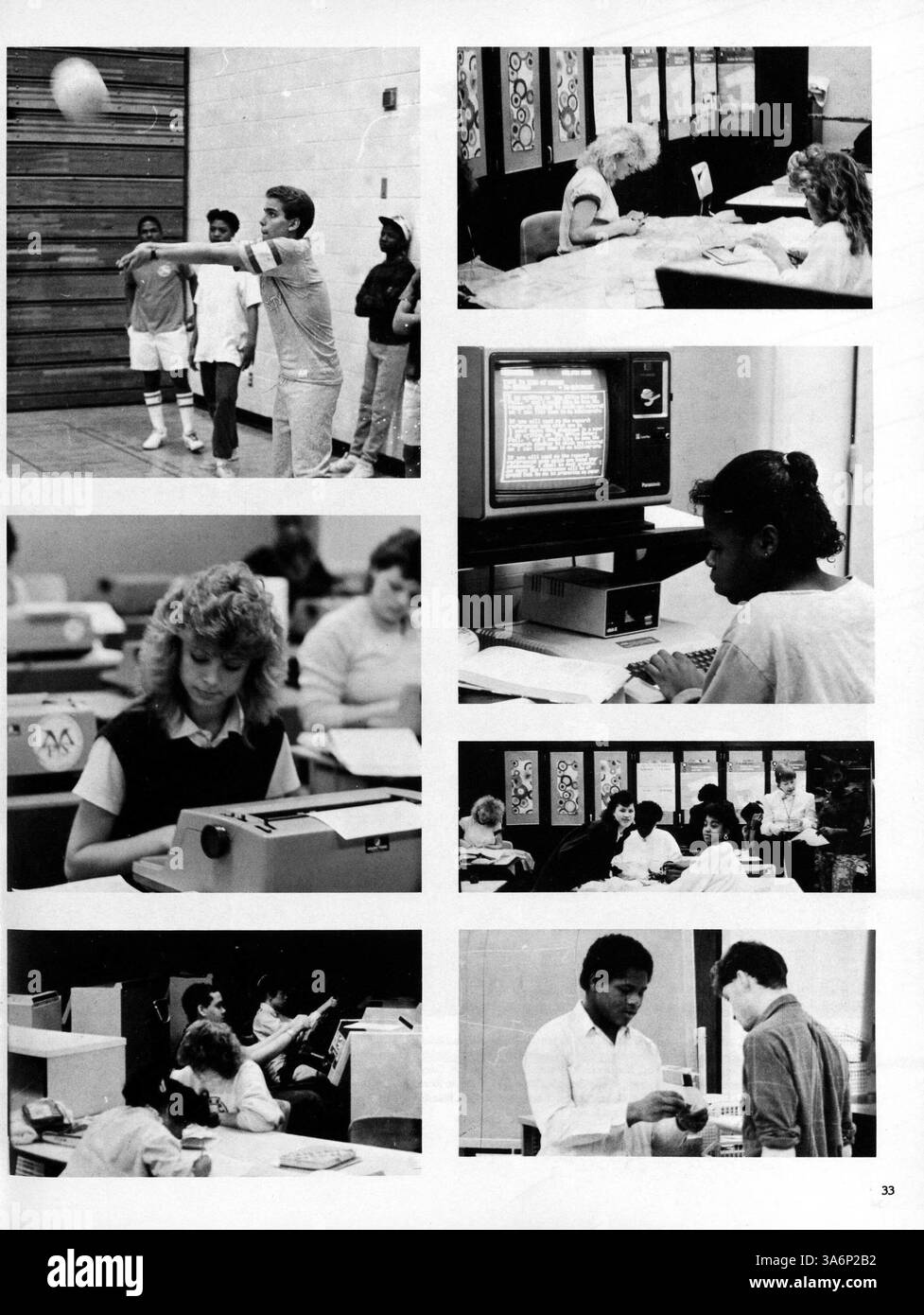 This 1987 edition of the North High Yearbook documents the student body ...