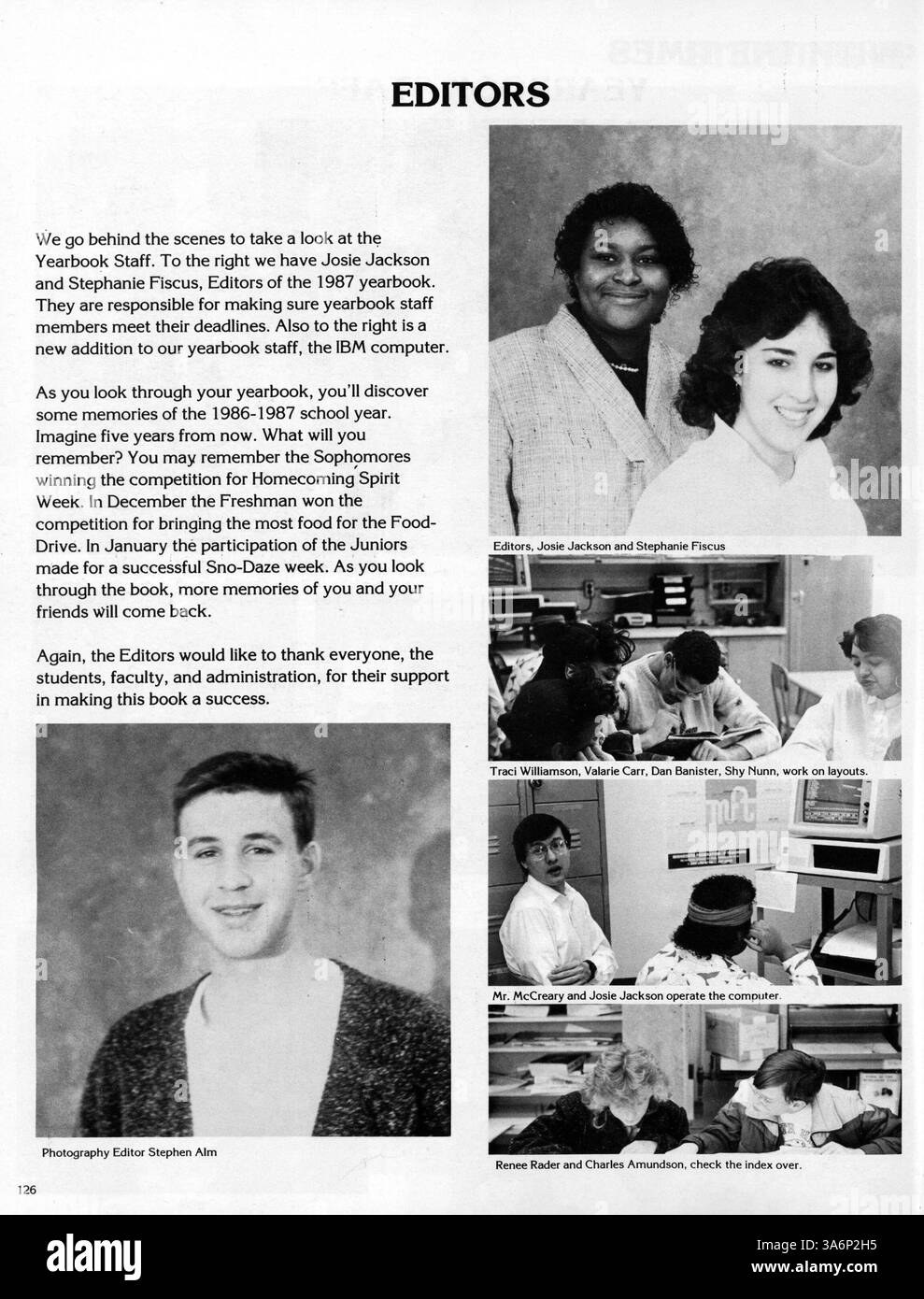 The 1987 north high yearbook documents the 1986 1987 school year hi-res ...