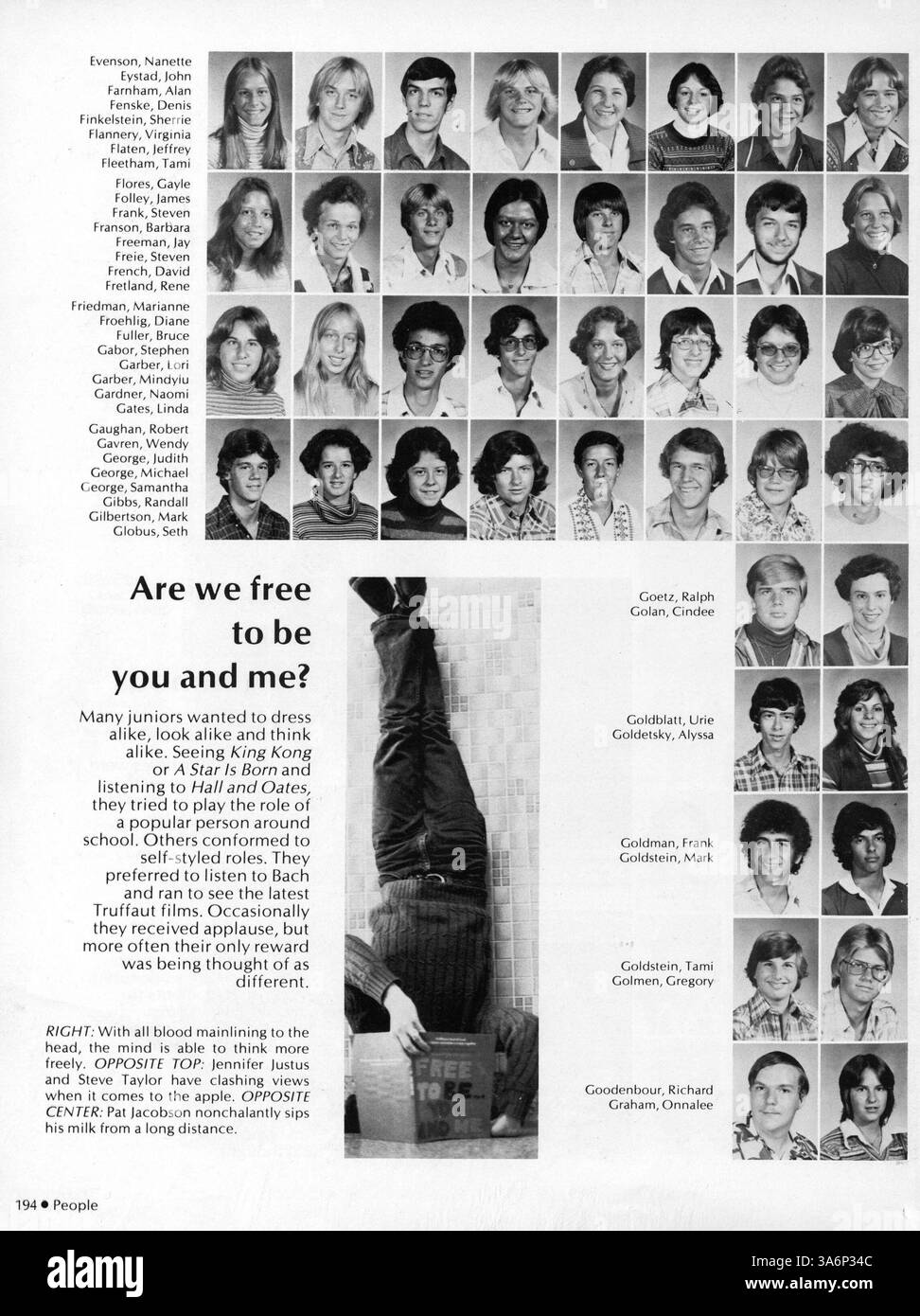 St. Louis Park High School's 1977 Echowan yearbook reflects on the 1976 ...