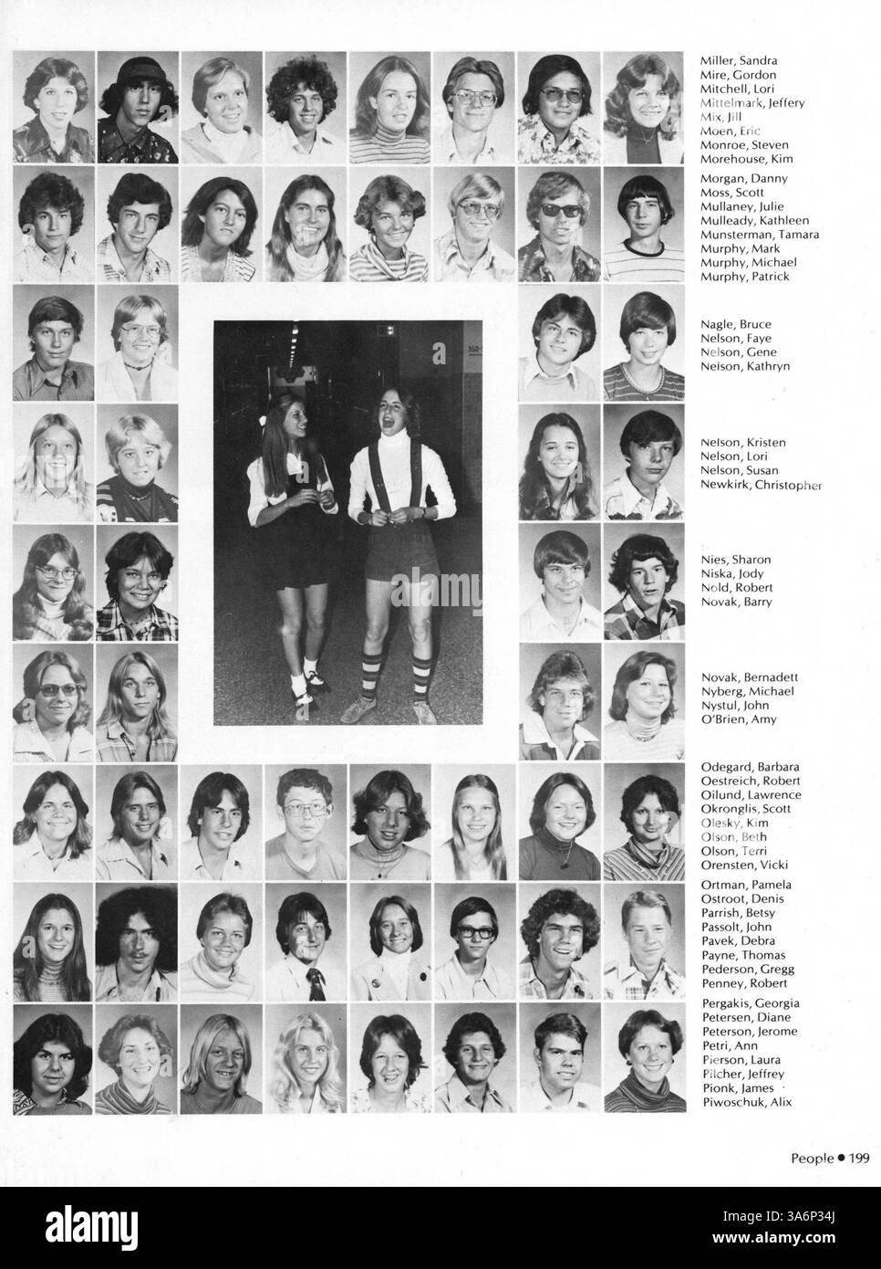 The 1977 Echowan yearbook from St. Louis Park High School records the ...