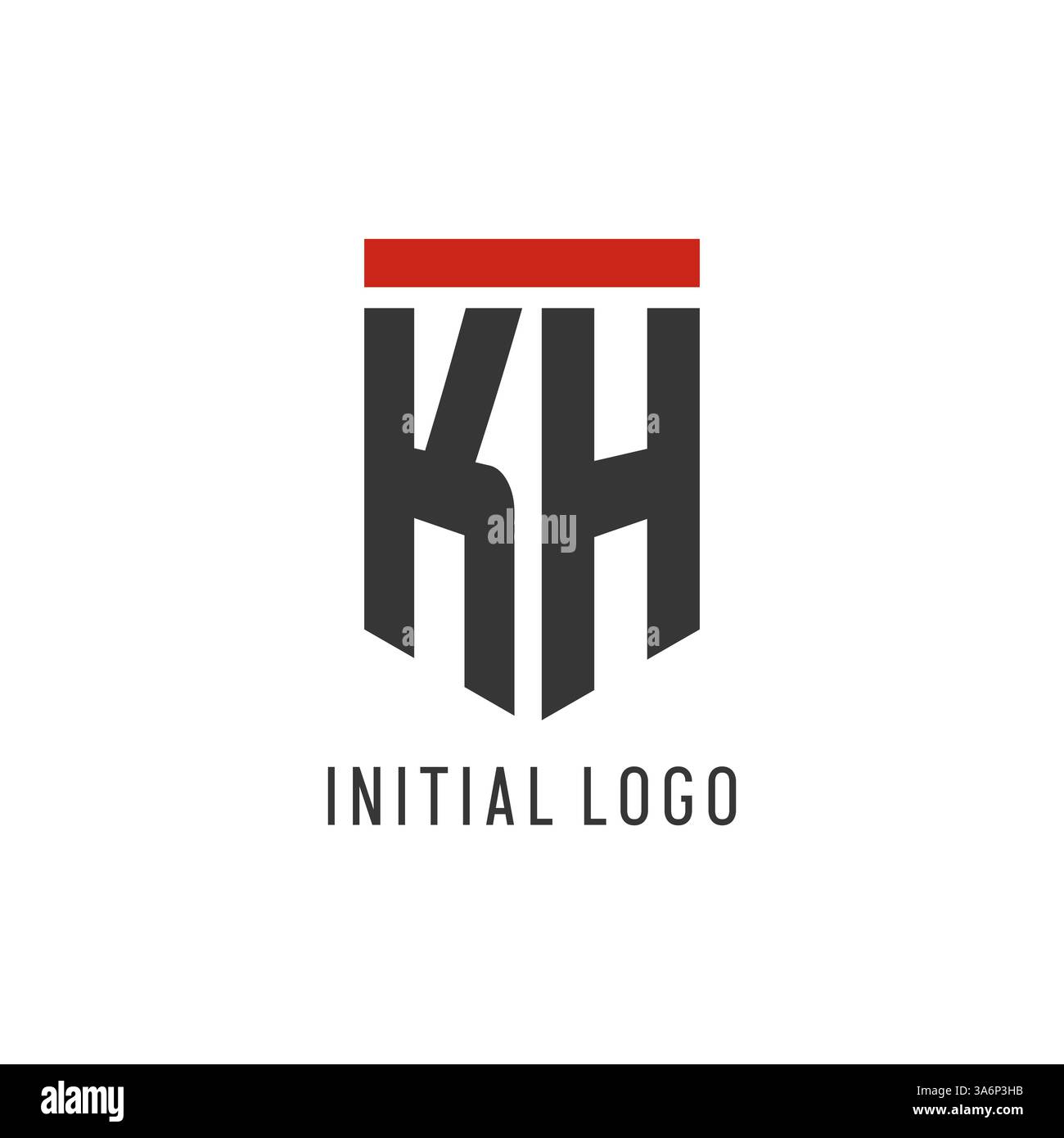 Kh letter logo design Cut Out Stock Images & Pictures - Alamy
