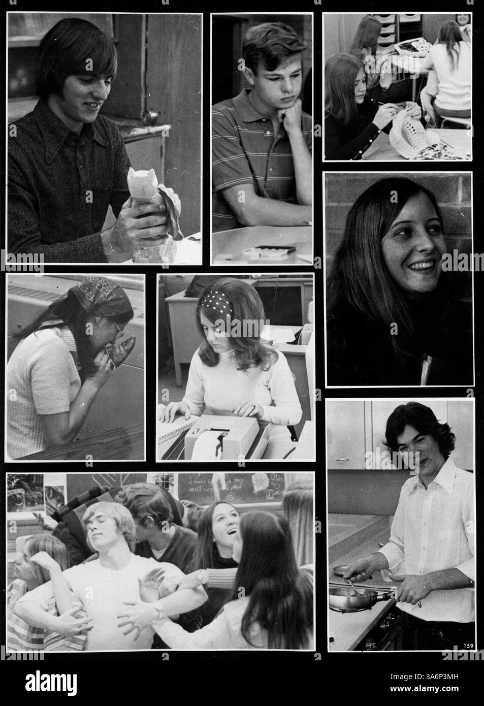 This 1972 Lincoln Bear yearbook features the students, teachers, sports ...