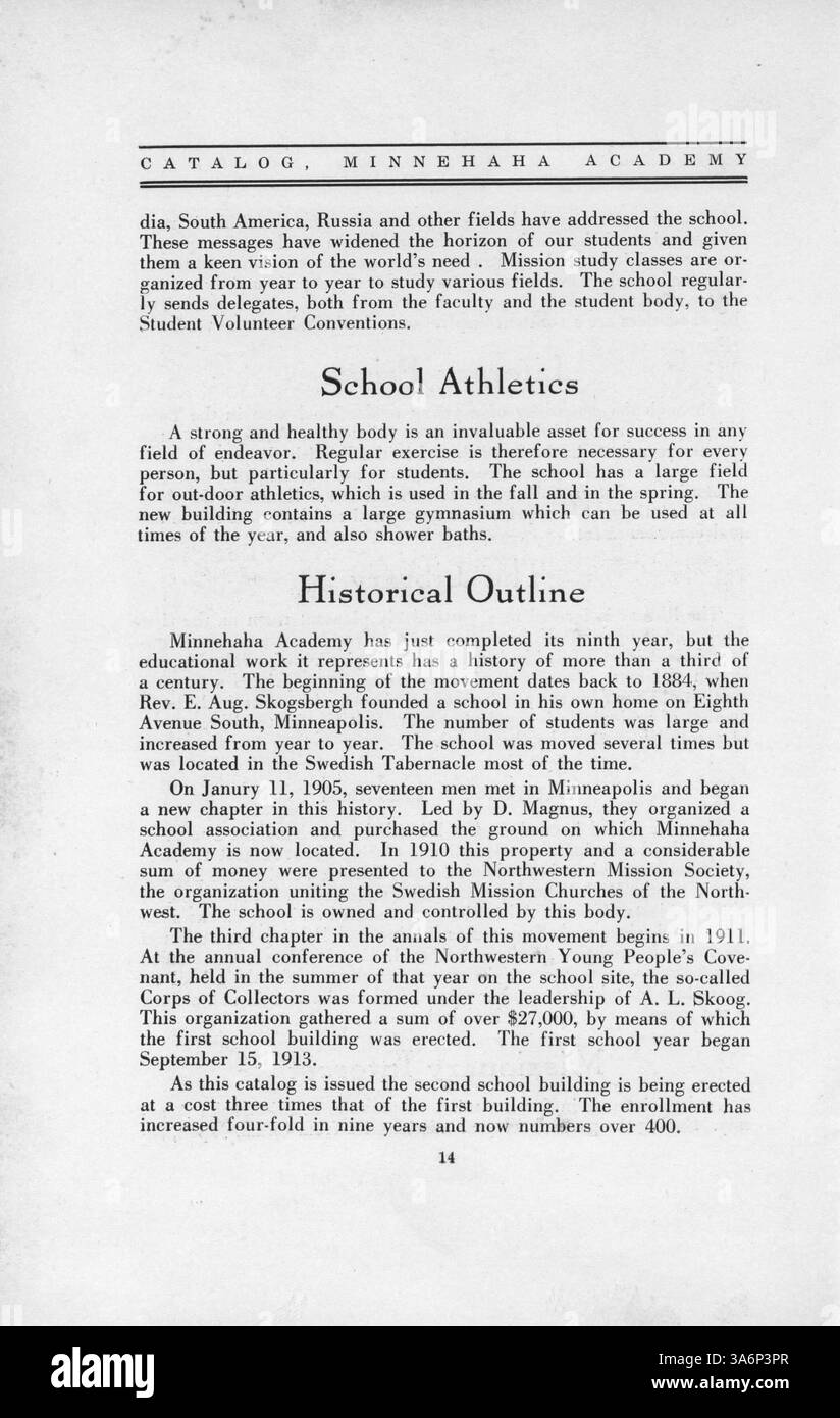 Documenting the 1921 1922 school year with sections for high school hi-res stock photography and ...