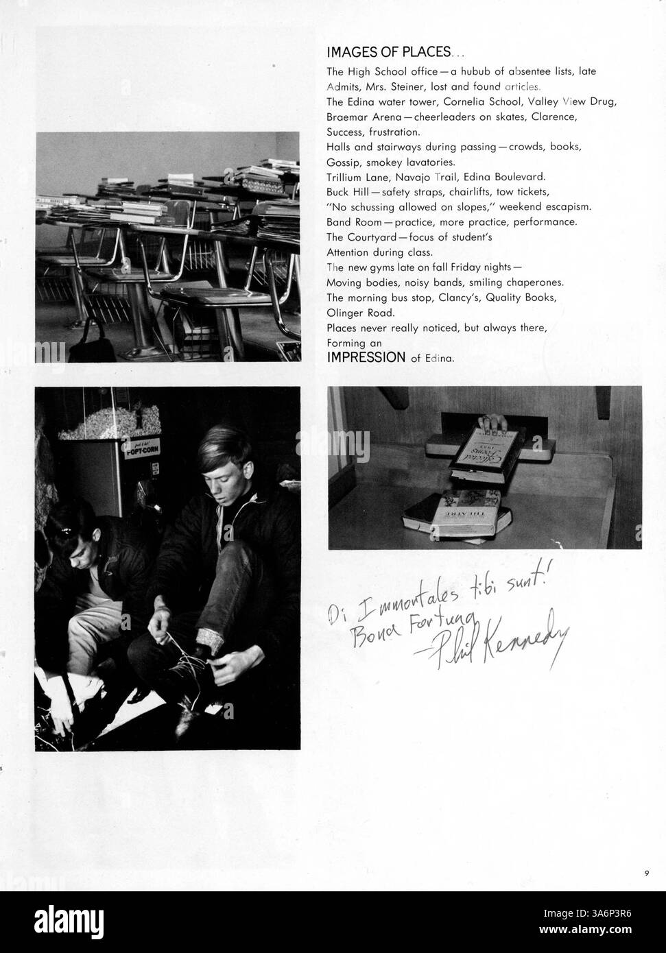 The Whigrean yearbook from Edina-Morningside High (1966) documents the 1965-1966 school year ...