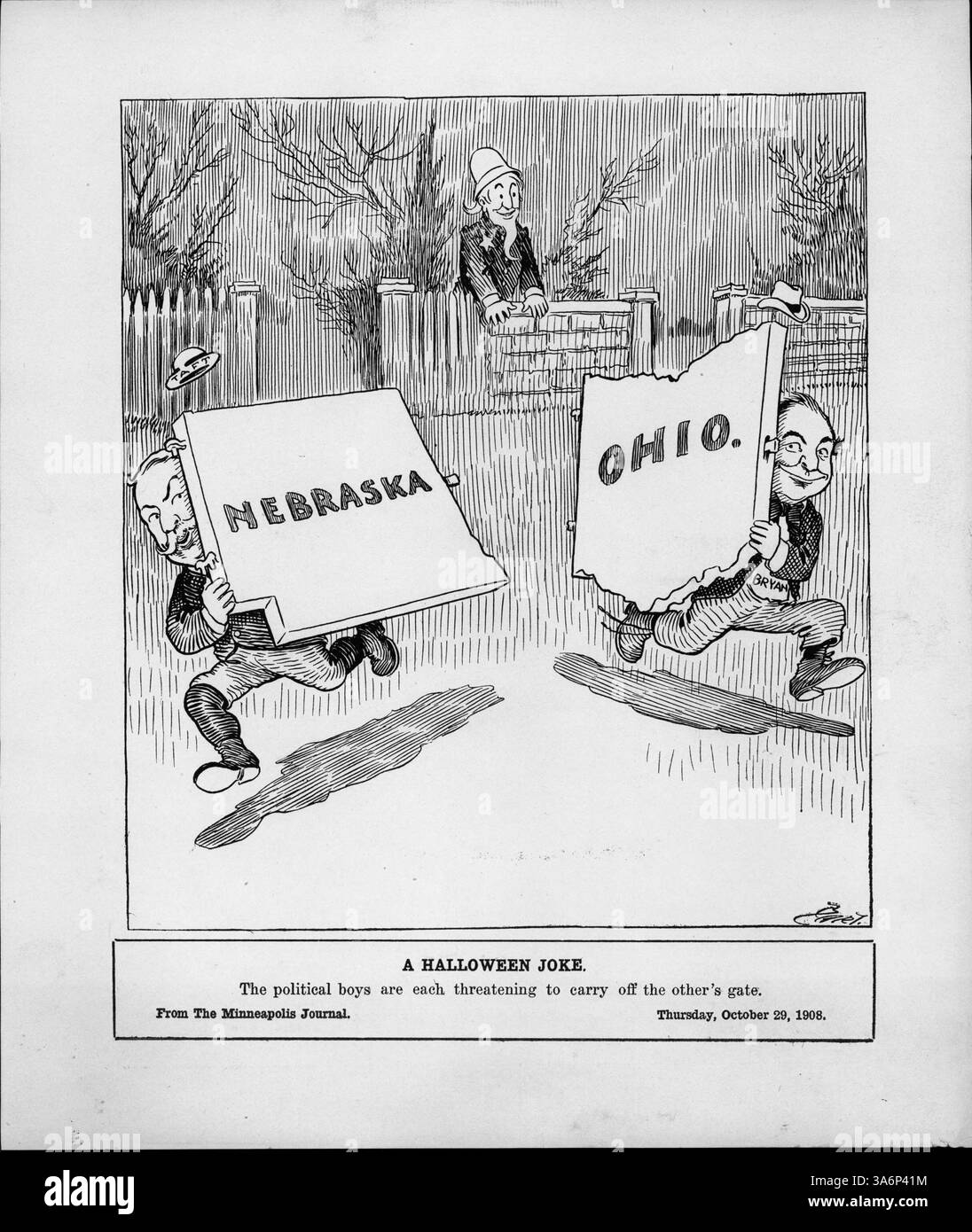 This political cartoon depicts uncle sam observing a humorous ri hi-res ...