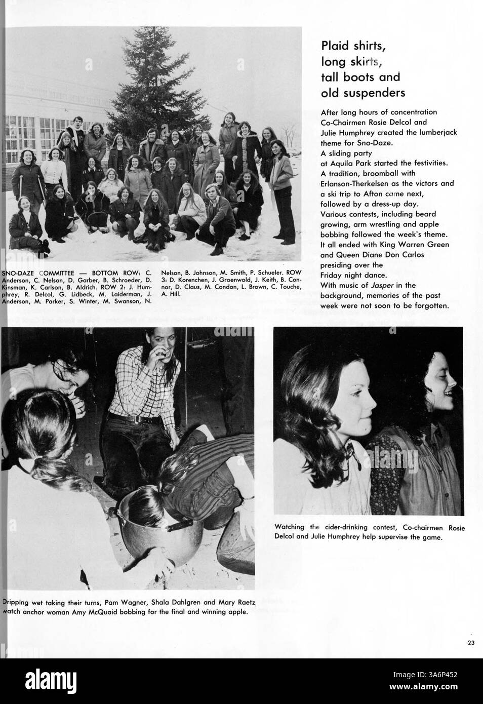 The Echowan 1973 yearbook from St. Louis Park High School documents the ...