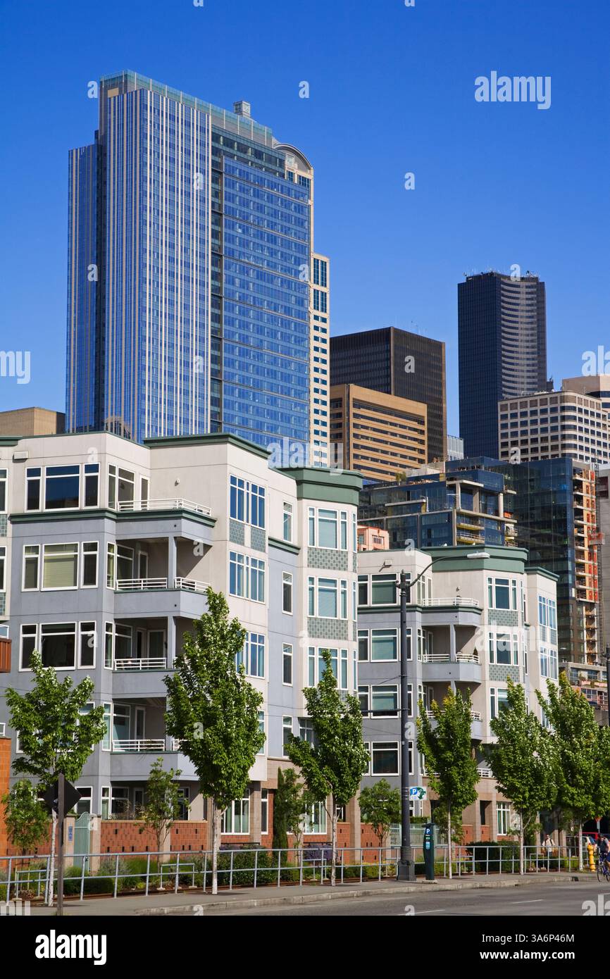Waterfront Apartments & WAMU Center Tower, Seattle, Washington State ...