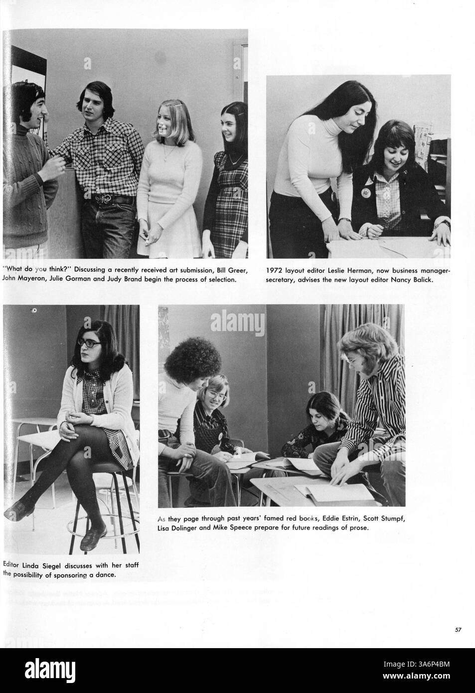 The 1973 Echowan yearbook from St. Louis Park High School offers an ...