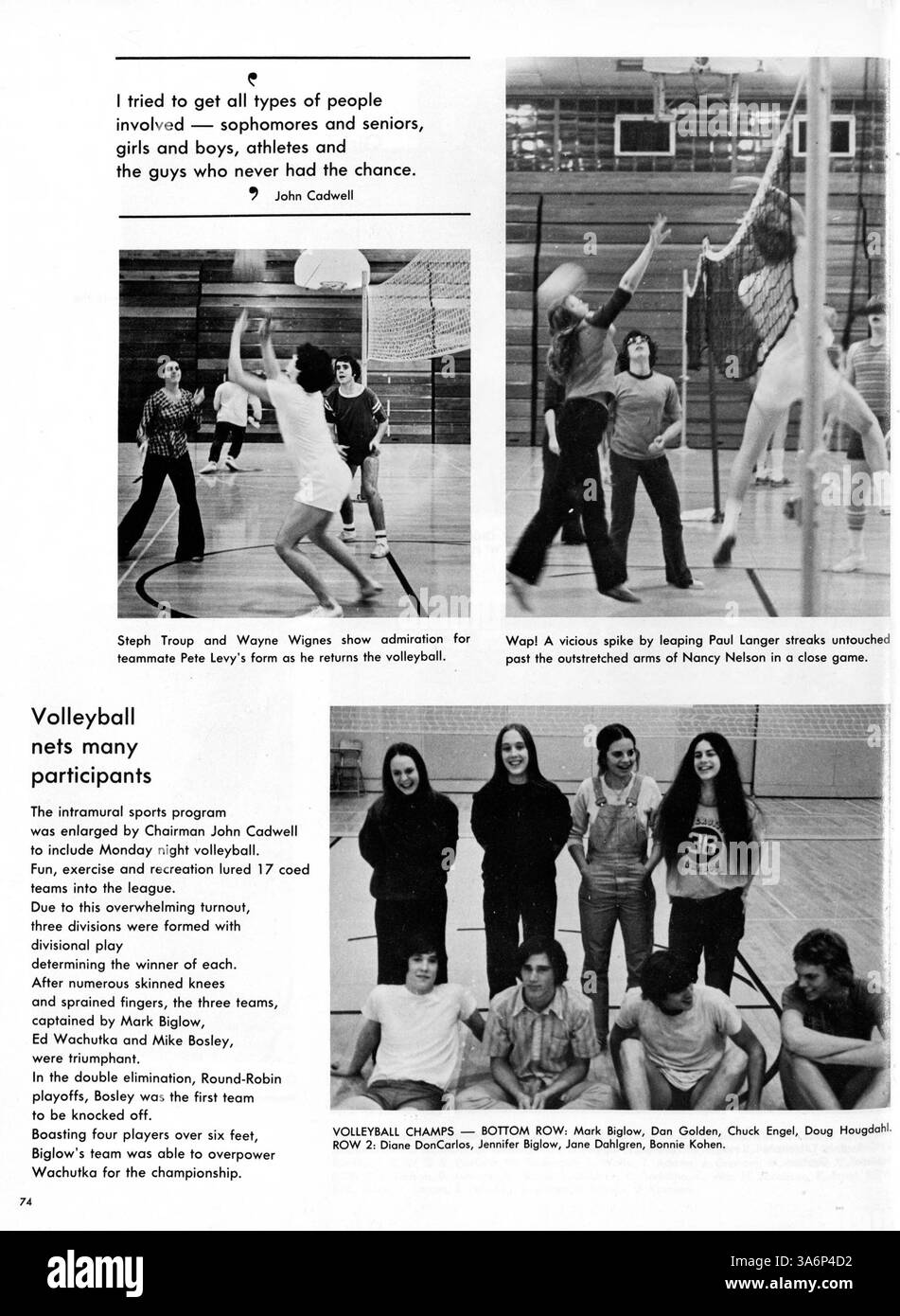 The 1973 Echowan yearbook documents the academic year at St. Louis Park ...