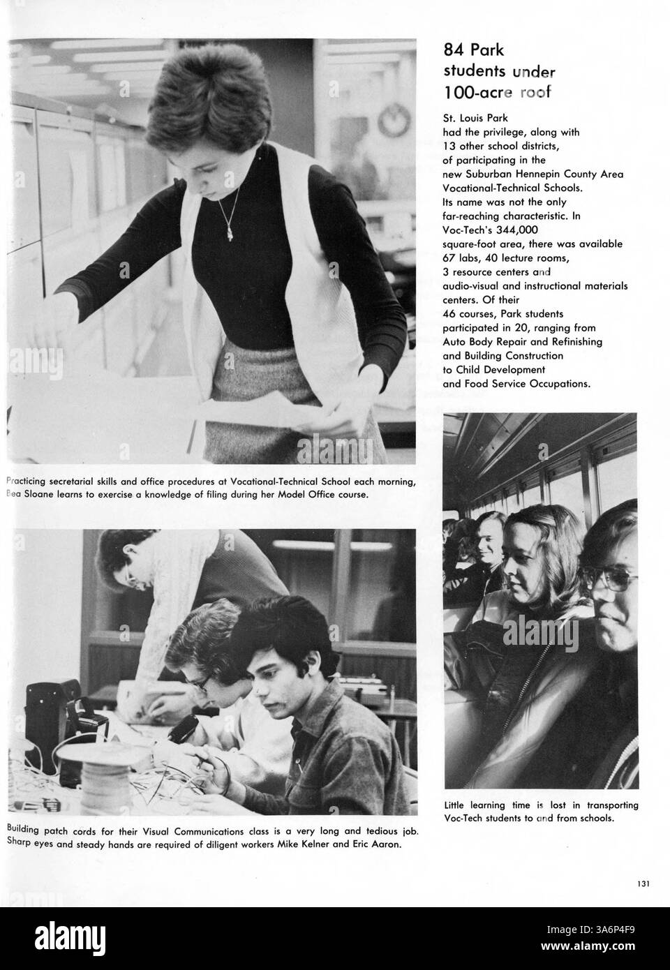 The 1973 edition of the Echowan yearbook from St. Louis Park High ...