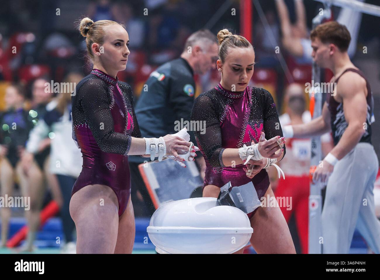 Desio, Italien. 22nd Mar, 2025. (R-L) Asia D'Amato and Alice D'Amato of ...