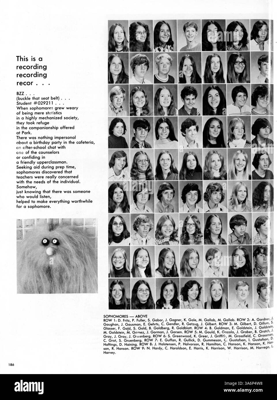 The 1973 Echowan yearbook from St. Louis Park High School reflects key ...