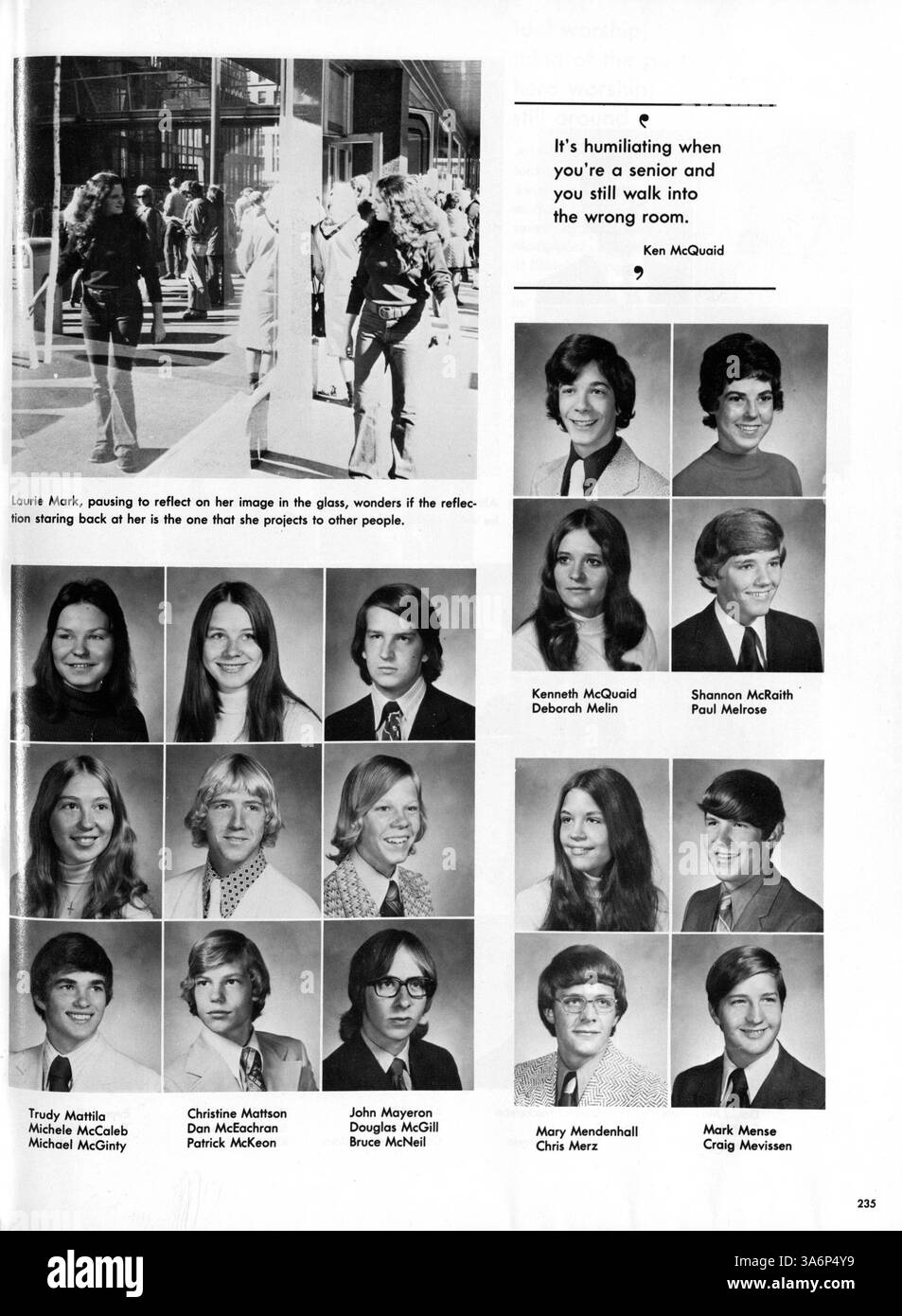 This high school yearbook from St. Louis Park, 1973, documents the key ...
