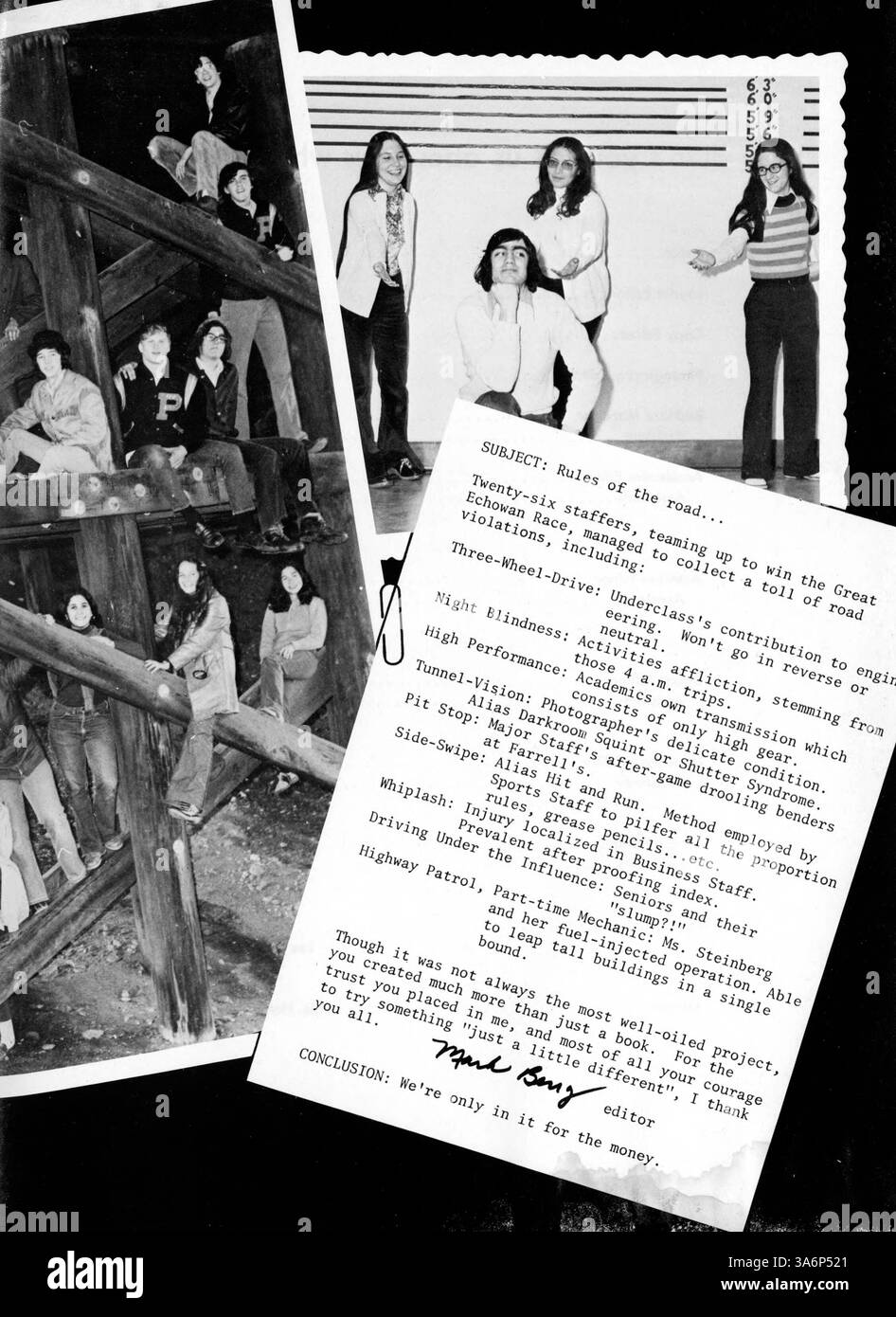 The 1973 Echowan yearbook from St. Louis Park High School documents key ...