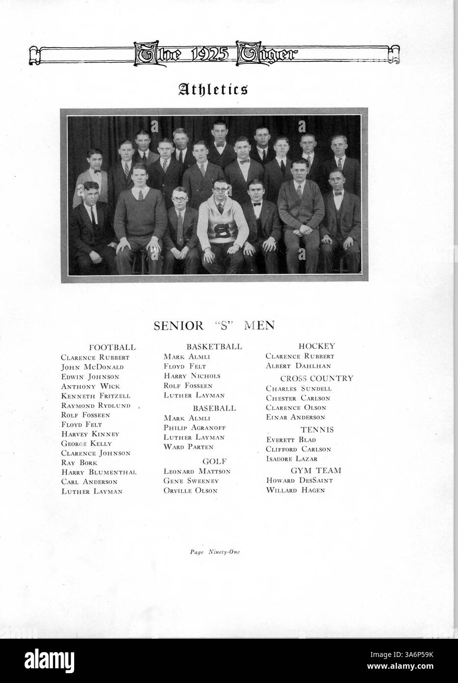 Yearbook of 1925 captures student life at south high school hi-res stock photography and images ...