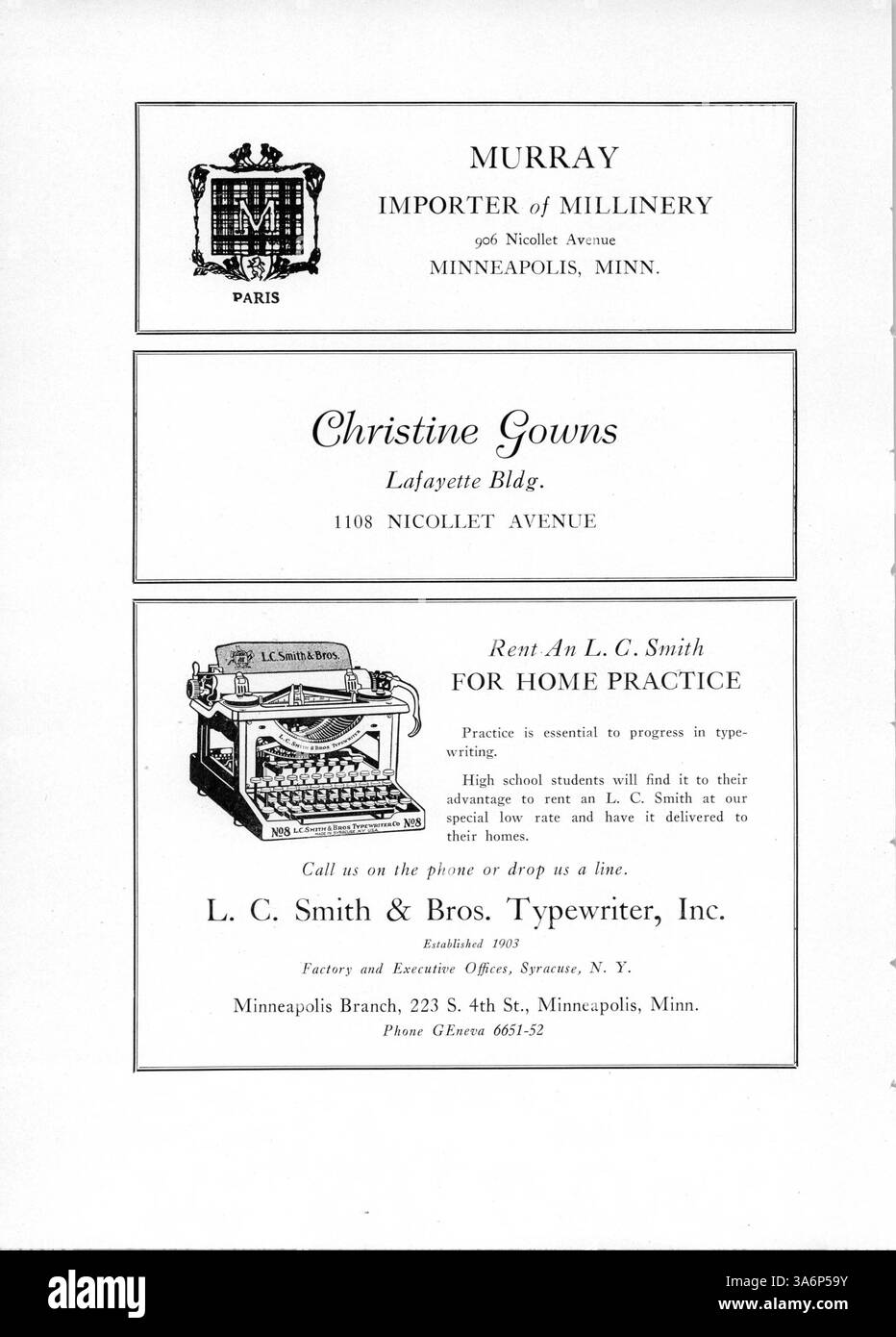 The 1925 'Tiger' Yearbook from South High documents the academic ...